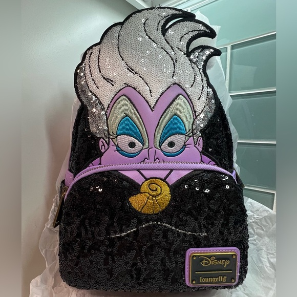 Loungefly | Bags | Loungefly Little Mermaid Ursula Sequin Cosplay ...